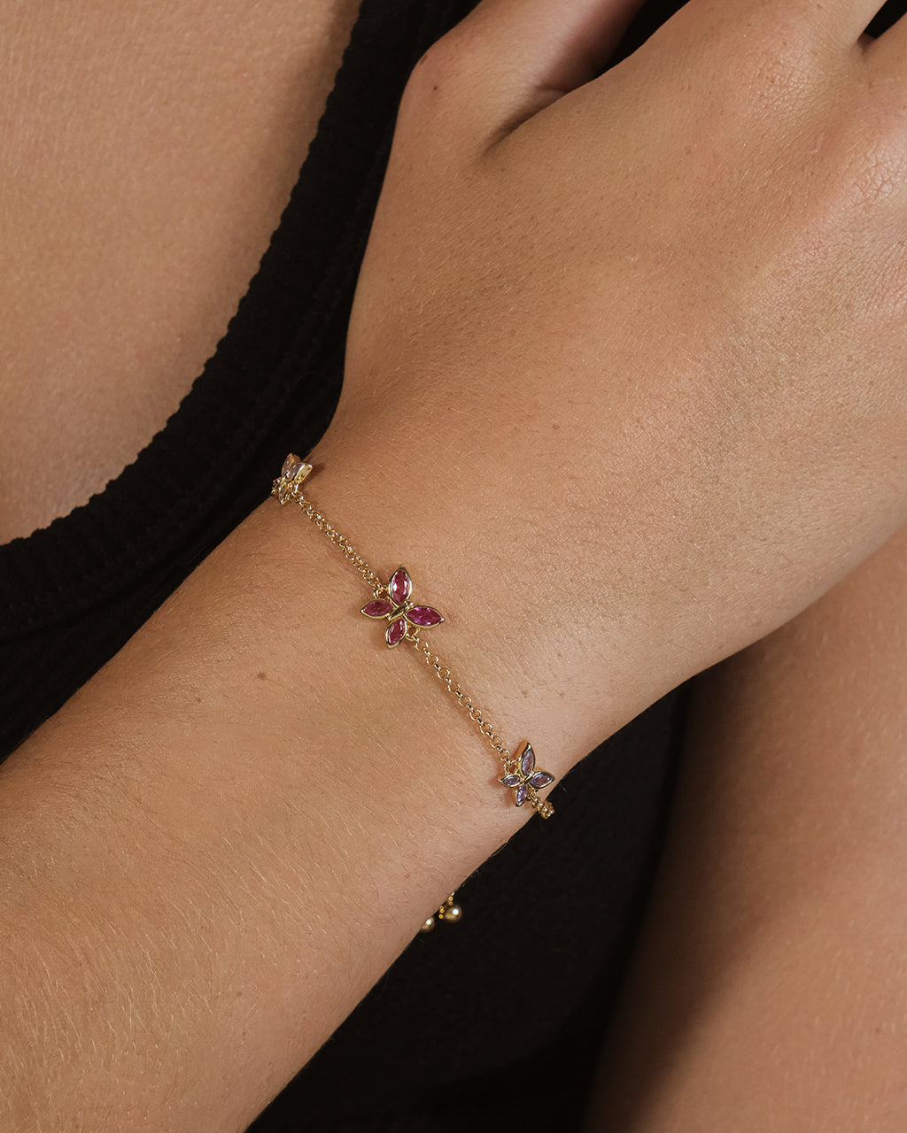 Adjustable Caria CZ Butterfly Bolo Bracelet – Sterling Forever