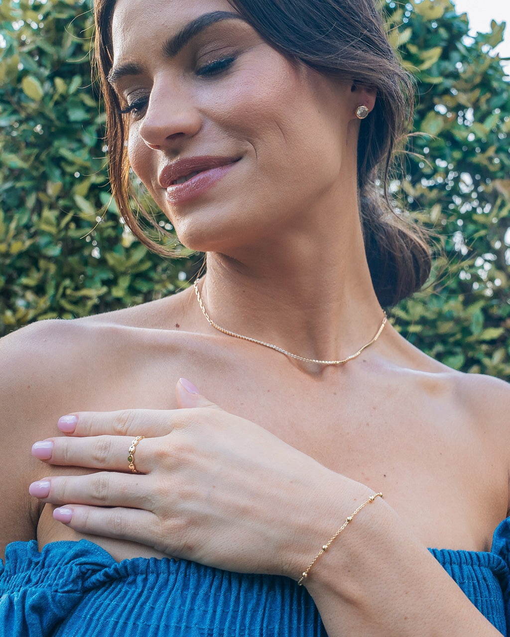 Janie Anchor Chain Band Ring – Sterling Forever