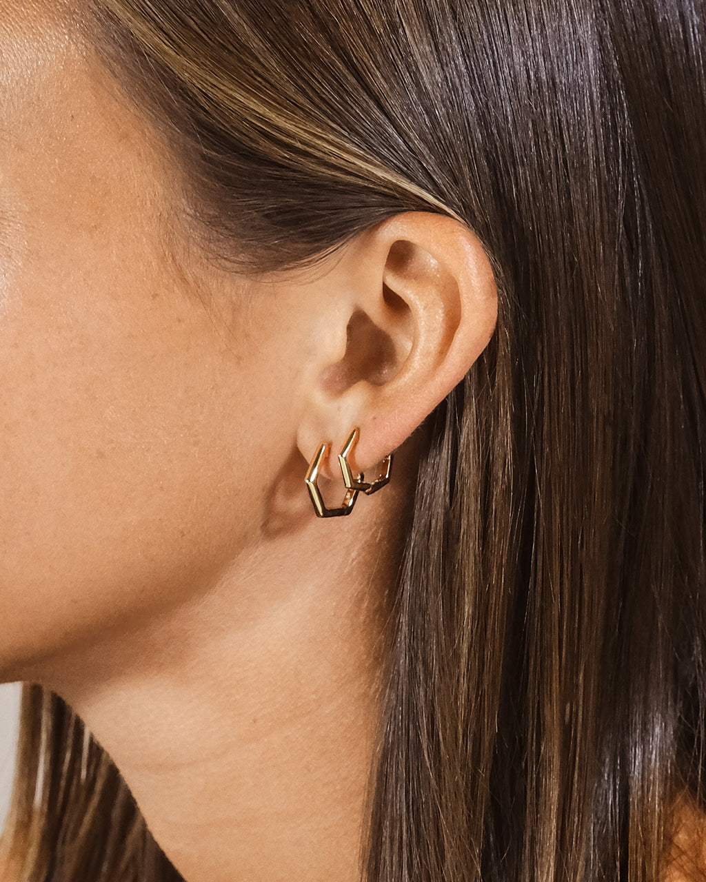 Emmy Polished Hoop Earring Set of 2 – Sterling Forever