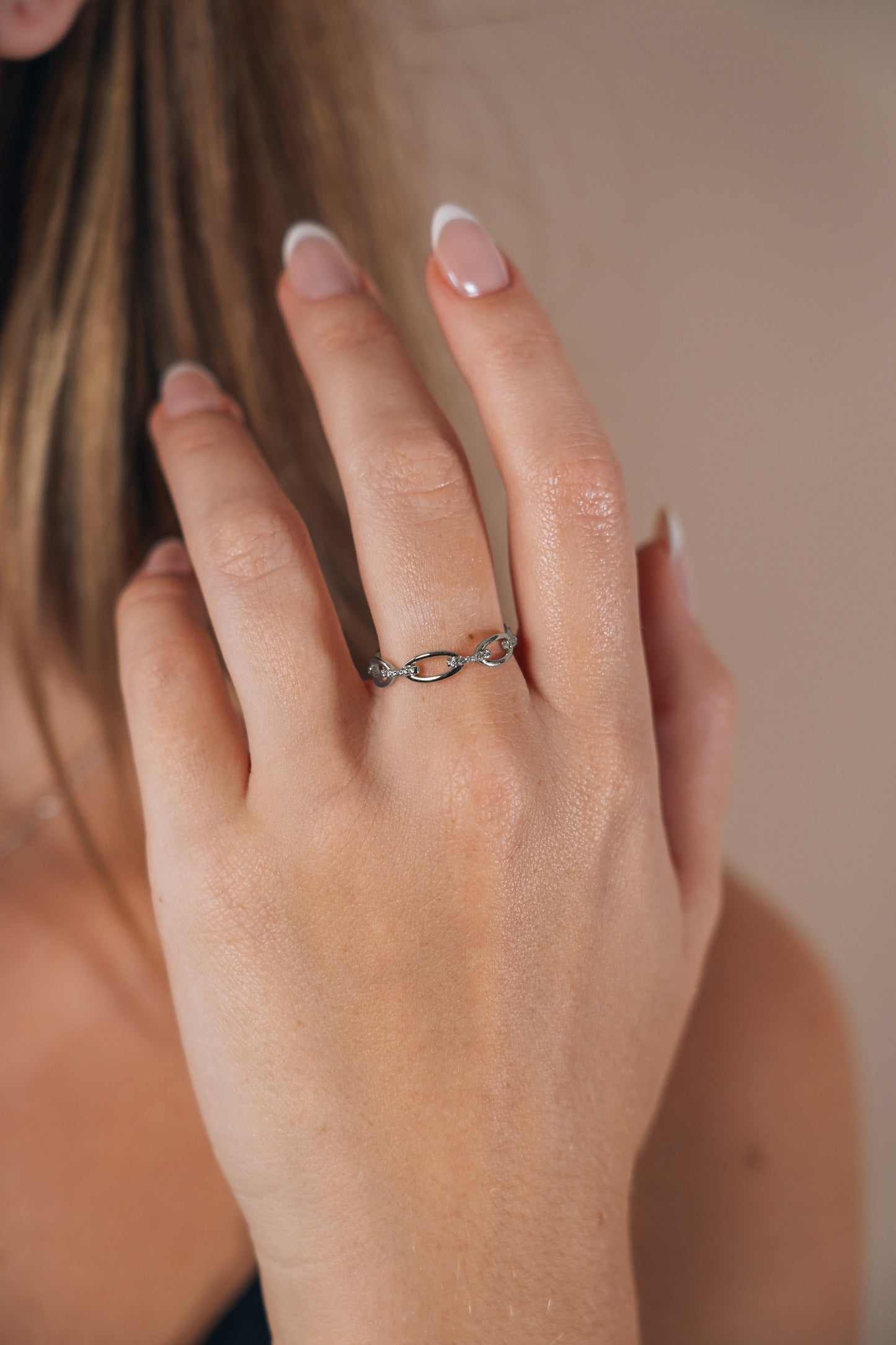 Sterling Silver Open Chain Link Ring – Sterling Forever