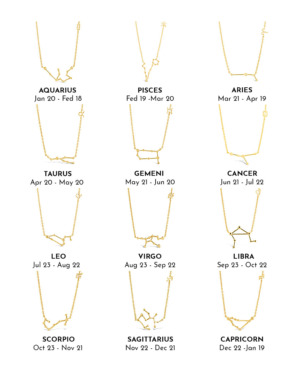 Personalized Silver & Gold Station Constellation Pendant Personalized Silver & Gold Station Constellation Pendant