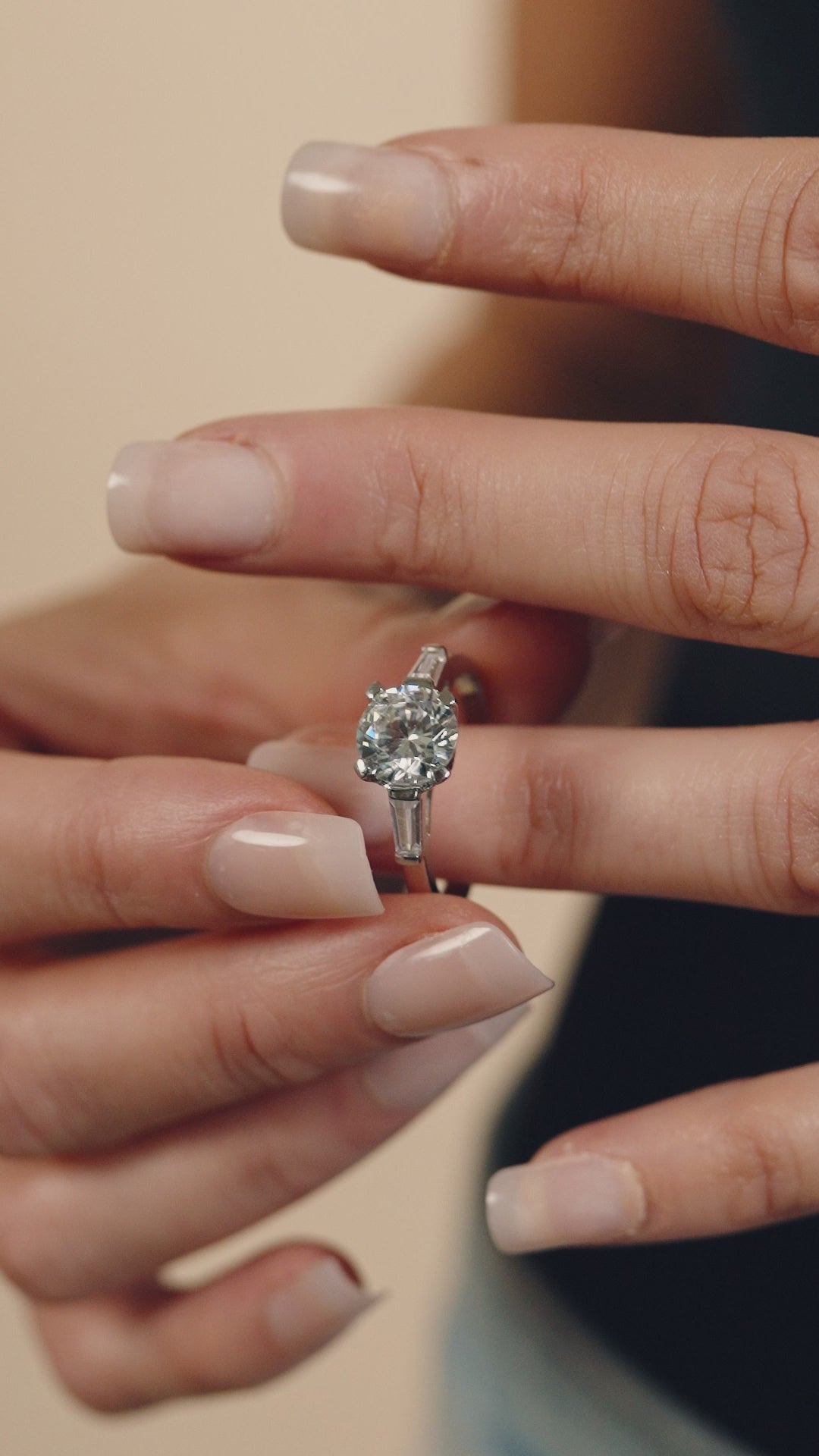 Sterling Silver Radiant CZ Engagement Ring Sterling Forever